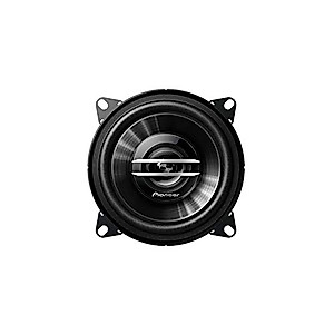 PIONEER TS-G1020S 420 Watts Max Power 4" 2-Way G-Series Coaxial Full Range Car Audio Stereo Speakers with ALPHASONIK Earbuds