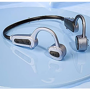 GULSARAYI Bone Conduction Headphones,Open Ear Bluetooth Headphones with Built-in Mic,IP68 Waterproof Wireless Sport Headset for Running Workout Gym Swimming