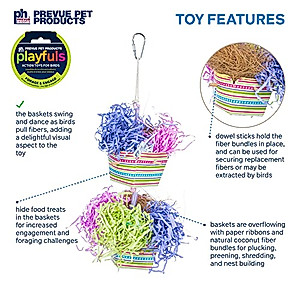 Prevue Pet Products Forage & Engage Baskets of Bounty Bird Toy 62672