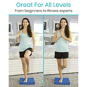 Vive Balance Pad - Foam Large Yoga Mat Trainer for Physical Therapy, Stability Workout, Knee and Ankle Exercise, Strength Training, Rehab - Chair Cushion for Adults, Kids, and Travel