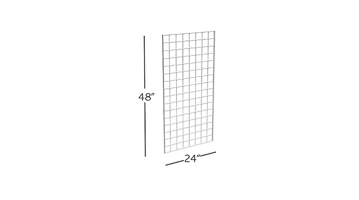 Only Garment Racks #1899W Grid Panels - Perfect Metal Grid for Any ...