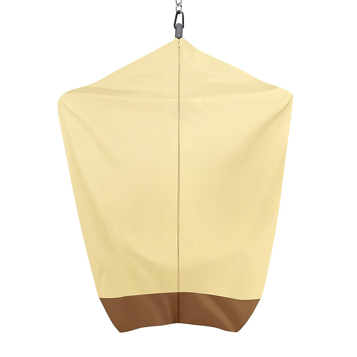 HEPOVER Hanging Hammock Chair Cover 46 Inch Outdoor Patio Hammock Swing Chair Cover 420D Waterproof Swing Egg Chair Cover with Zipper