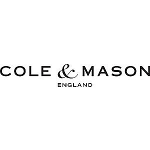 Cole & Mason H308597 Lincoln Salt and Pepper Mill, Acrylic/ABS, Ceramic Mechanisms, 190mm Duo Mill, Lifetime Mechanism Guarantee