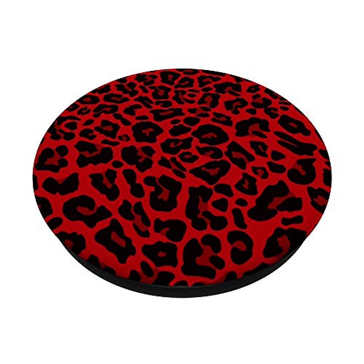 Dark Red Leopard Skin - Wild Animal Print Cheetah Pattern PopSockets PopGrip: Swappable Grip for Phones & Tablets