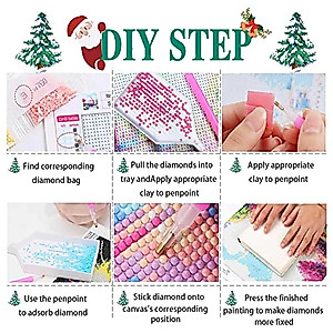 Snowman Diamond Painting Kits,Winter Diamond Art Kit for Adults,5D Christmas Diamond Dots Full Drill Round for Parents-Children Interrction,Wall Decor,Gift,Relaxing(12x16) (Snowman-Love)
