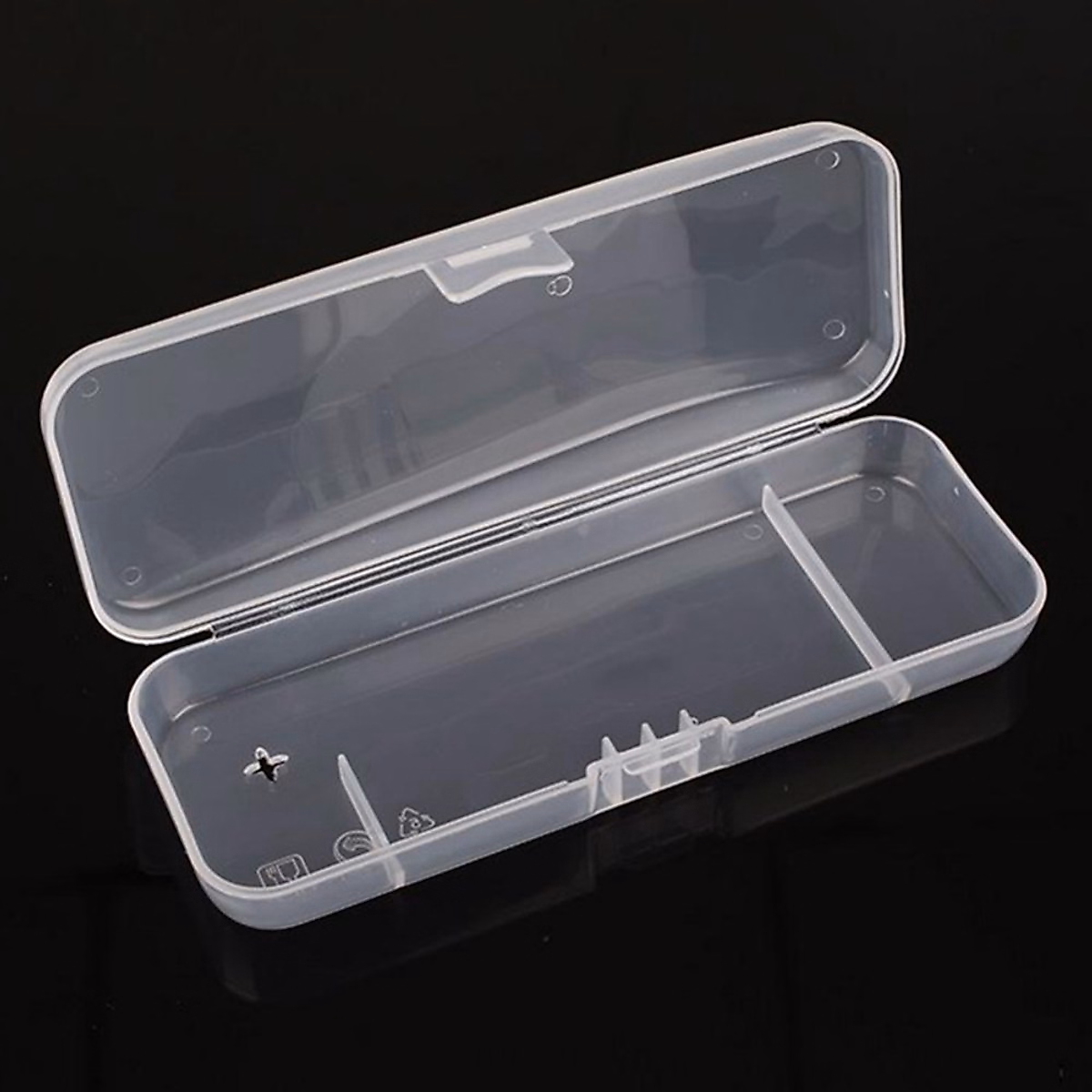 Gracefulvara White Transparent Shaving Box for Shaver Razor