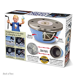 Prank-O Turn & Churn Gag Gift Empty Box, Birthday Gift Box, Wrap Your Real Present in a Convincing and Funny Fake Gift Box, Practical Joke for Birthday Presents, Holidays, Parties