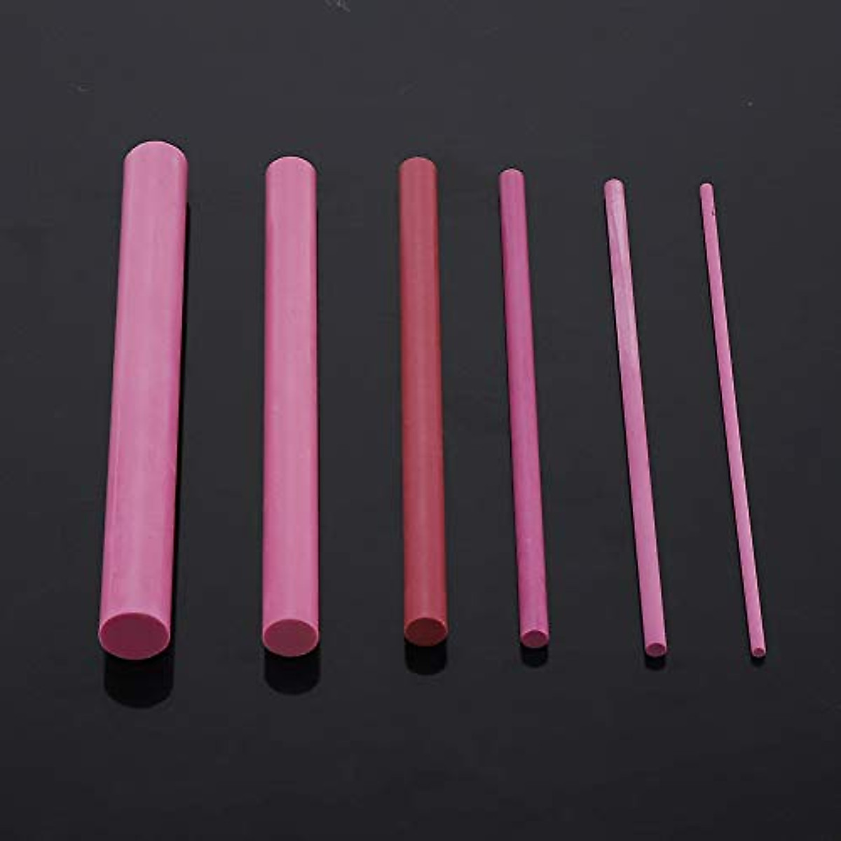 6pcs 3000 Grits Ruby Sharpening Stone Cylindrical Whetstone Sharpener Professional Knife Polishing Grinding Tool, 2~10mm