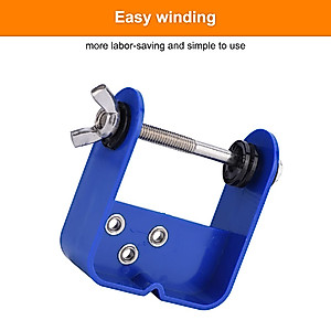 VGEBY Bow Strings Server,Archery Bowstring Serving Thread Jig Bow Strings Server Tool for Compound and Recurve Bow (Blue) Serving String Braided Serving String String Serving Jigs