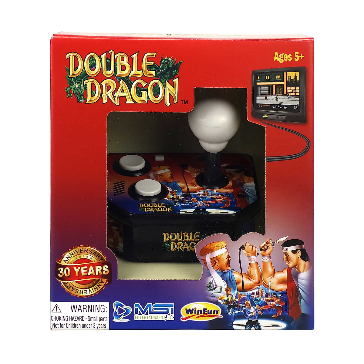 Double Dragon Plug & Play TV Arcade Video Game