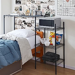 DormCo Suprima Shelf Supreme Adjustable Shelving - Gunmetal Gray