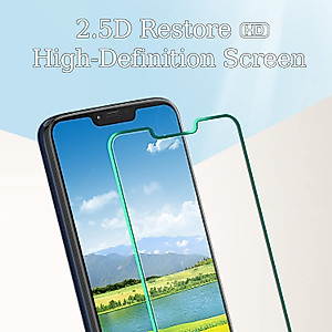 Kesuwe [3 Pack] Screen Protector for Motorola Moto G7 Power, G7 Optimo Maxx, G7 Supra Tempered Glass, 9H Hardness, Anti Scratch, No Bubble, Easy to install, Case Friendly
