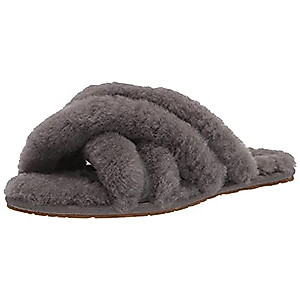 UGG Women's SCUFFITA Slipper, Charcoal, 8