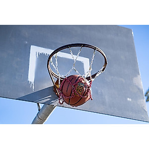 Eco Sports 27.5 Kids Basketball - Size 5 Vegan Leather Basketballs for Boys & Girls - Youth Indoor Basketballs for Beginners