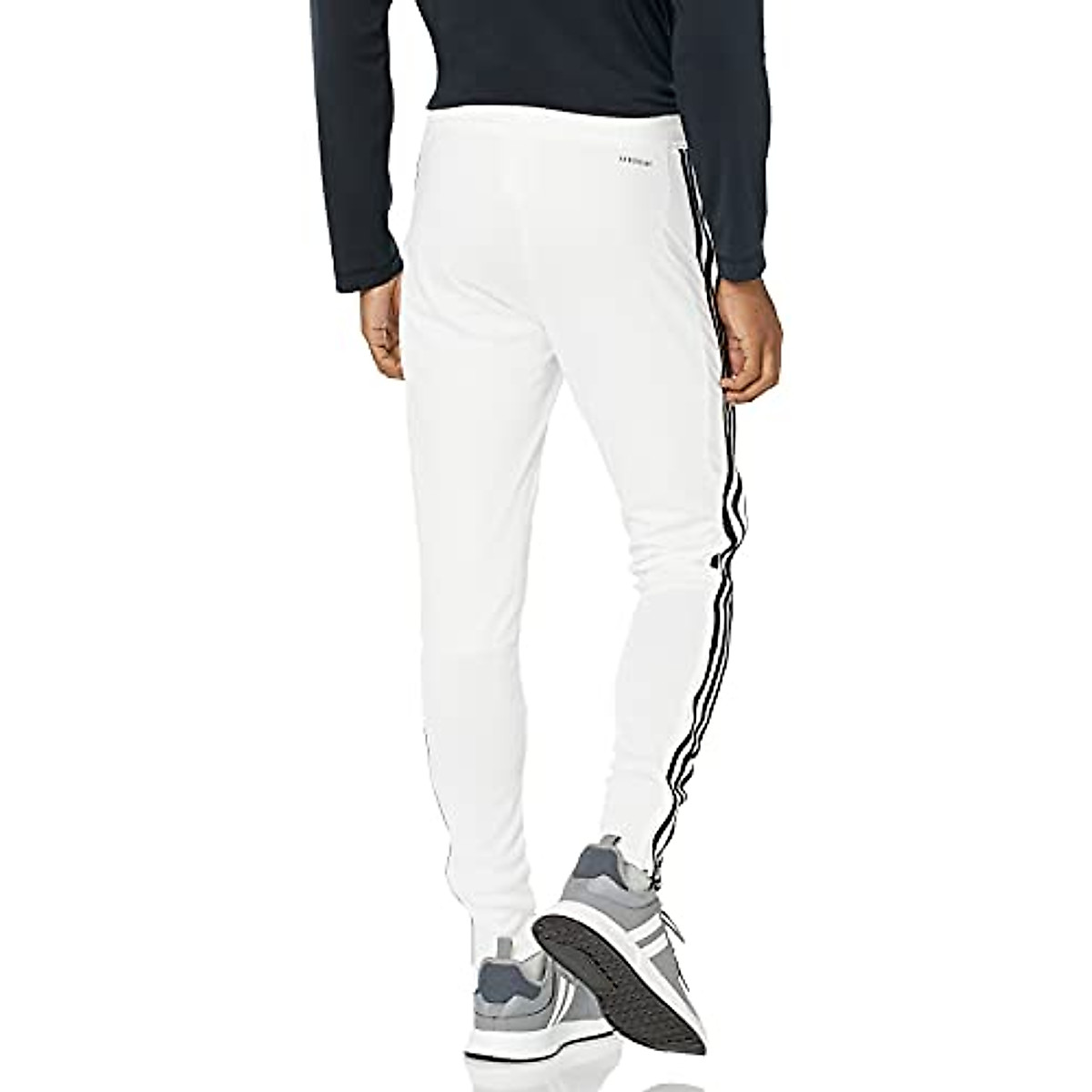 adidas Men's Tiro 19 Pants, White/Black, X-Large