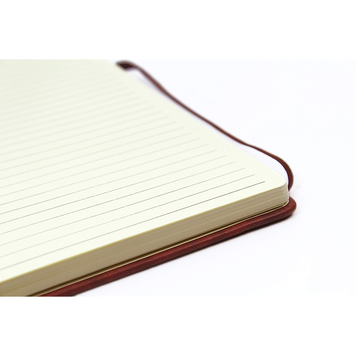 Silvine Executive Soft Feel Notebook Ruled with Marker Ribbon 160pp 90gsm A4 Tan Ref 198TN