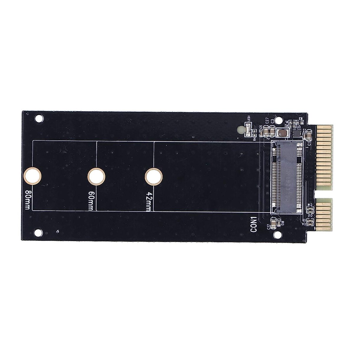 eboxer-1 SATA to M.2 Adapter Card, with LED Indicator Light, 5Gbps Transmission Speed, for Windows, for iOS