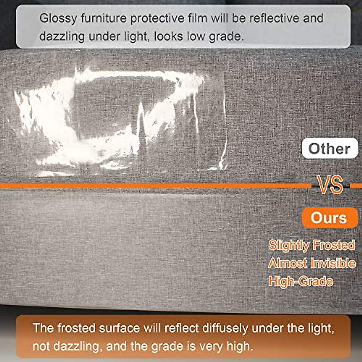 Furniture Protectors from Cats Couch Corner Protector for Anti Cats Scratch Protectors Deterrent for Furniture Tape XL - 8 Pack