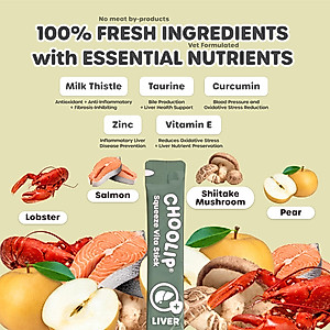 Squeeze Vita Stick Cat Treats Lickable and Dog Treats. 7pc Liver Support Pouch for Cats and Dogs. Soft Paste Tubes for Dog Lick Mat, Senior Cat Food Wet Cat Food Toppers, Multivitamin for Dog Food