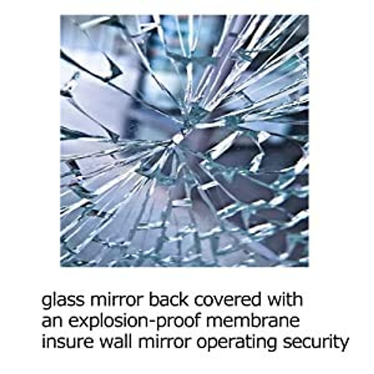 Schliersee 18x24 inch Wall Mirror Set of 2, Hanging Rectangular White Mirrors for Over Sink, Bathroom, Living Room, Bedroom