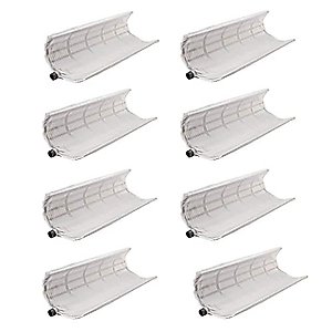 Unicel FG1260 Pentair Purex 2000 or 4000 Replacement Vertical DE Swimming Pool Filter Grid for 60 Square Feet of Coverage, (8 Pack)