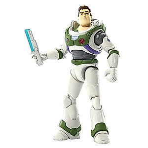 Disney Pixar Lightyear Space Ranger Alpha Buzz Lightyear Figure, Authentic Action Figure 5 Inches tall with 12 Posable Joints, Laser Blade, 4 Years & Up