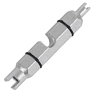 BIKEHAND Bicycle Valve Core Remover Tool for Presta and Schrader Tubeless Cycling Tires - Presta Valve Extender with 5mm Wrench Flats - Bike Valve Core Repair Tool - Multifunction Inner Tube Wrench