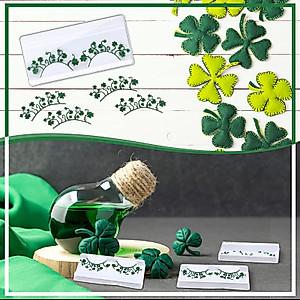 7 Pairs Green Eyelashes for Women St. Patrick's Day Eyelashes Green Fake Eyelashes Shamrock Clover Eyelashes Green Lashes Shamrock 3D Clover Leaves Leprechauns Eyelashes for St. Patrick's Day