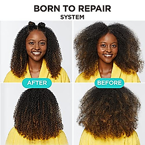Carol's Daughter Born To Repair Nourishing Conditioner, Sulfate-Free Hair Care for Curly Hair with Shea Butter, 11 Fl Oz