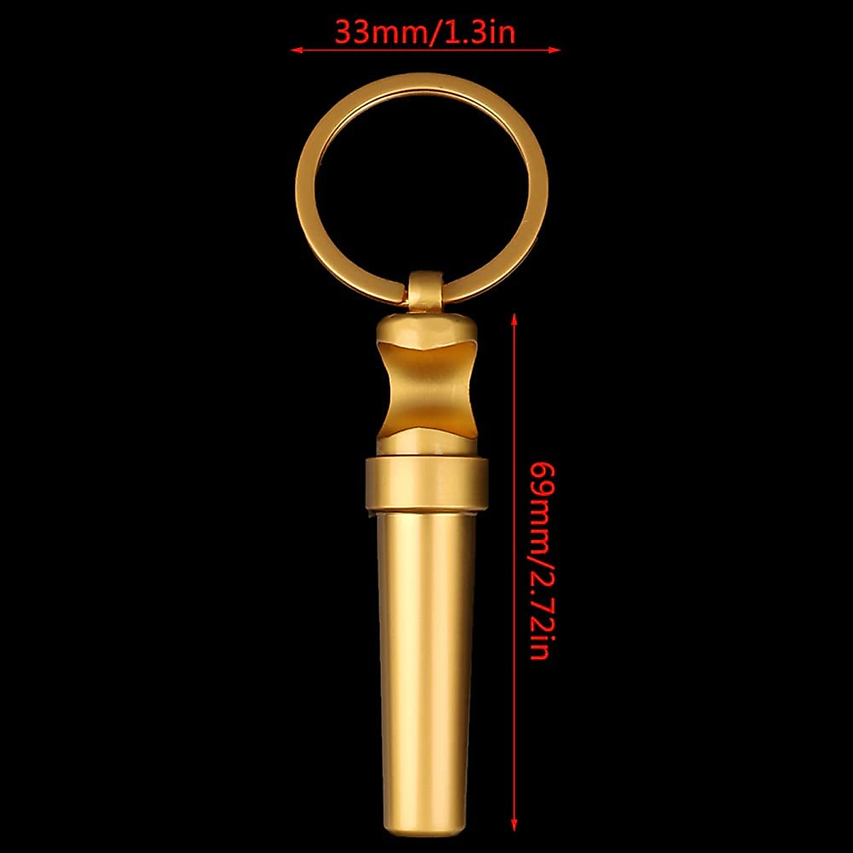 TBoxBo 1Piece Bottle Opener Keychain 3 In 1 Portable Bottle Opener Wine Bottle Corkscrew Portable Wine Beer Can Opener Mini Keychain Wine Opener Outdoor Corkscrew Kitchen Tools for Men & Women, Black