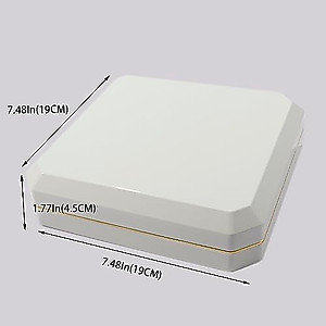 HSLFUAI Necklace Display with Led Light,Jewelry Box for Necklace, Necklace Boxes for Jewelry Gift,Jewelry Gift Box for Wedding, Birthday, Valentine' Day, Mother'S Day, Christmas,Black Velvet Interior