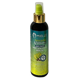 Mielle – Avocado & Tamanu – Anti-Frizz Collection - Shampoo, Conditioner, Leave-in Conditioner, Stay Straight Serum & Curl Perfector – Bundle Combo Set 5PCS