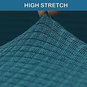 Bifaunvogel Counter Height Bar Chairs Cover Set of 4 Jacquard Swivel Bar Stools Slipcovers Stretchable Swivel Barstools Chair Covers Protector for Home Kitchen Bar Cafe Black