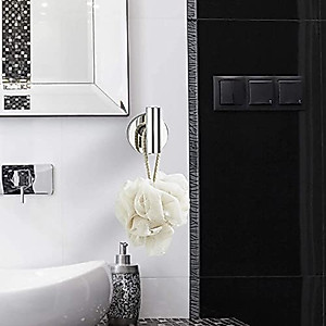 MARMOLUX ACC Chrome Bathroom Hardware Set 3 Piece-Robe Hook, Hand Towel Holder and Toilet Paper Holder, Wall Mounted Bathroom Fixtures, Towel Rack Towel Hanger SUS 304 Stainless Steel, Polished Chrome