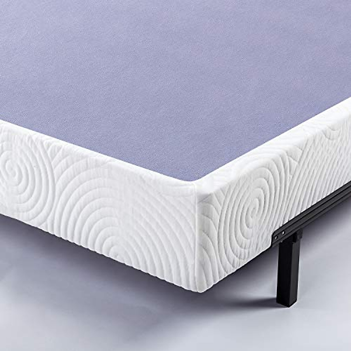 ZINUS Metal Box Spring with Wood Slats, 7.5 Inch Mattress Foundation, Sturdy Steel Structure, Easy Assembly, California King