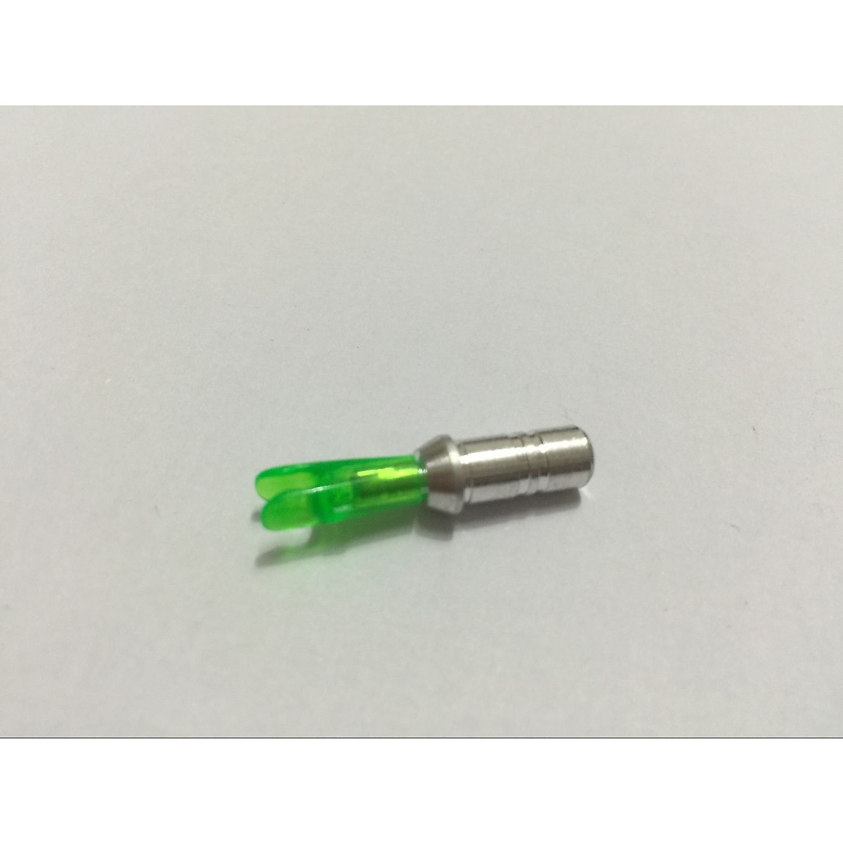 JIEXI HWYP Large Groove Pin Arrow Nocks Aluminum Arrow Nock Adapter Connector for ID 6.2 mm Arrow Pack of 50 (Nocks+Adapters)