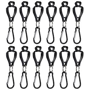 WerkWeit 12 Pack Glove Clips Glove Grabber Clip Holder Work Safety Clip Glove Keeper Glove Hanging Buckle Accessories
