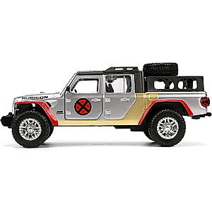 Jada Toys Marvel 1:32 2020 Jeep Gladiator Die-cast Car with X-Men Colossus Figure, Toys for Kids and Adults