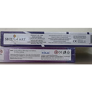 Sequin Art Purple Poppies, Sparkling Arts and Crafts Kit; Creative Crafts for Adults and Kids