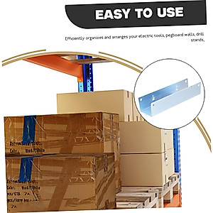 CHILDWEET Power Tool Organizer Tool Holders for Wall Garden Tool Organizer Drill Wall Storage Tool Organizer Tool Rack Tool Organization Drill Storage Rack Silver Stainless Steel