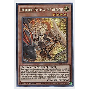YU-GI-OH! Incredible Ecclesia, The Virtuous - MP22-EN188 - Prismatic Secret Rare - 1st Edition