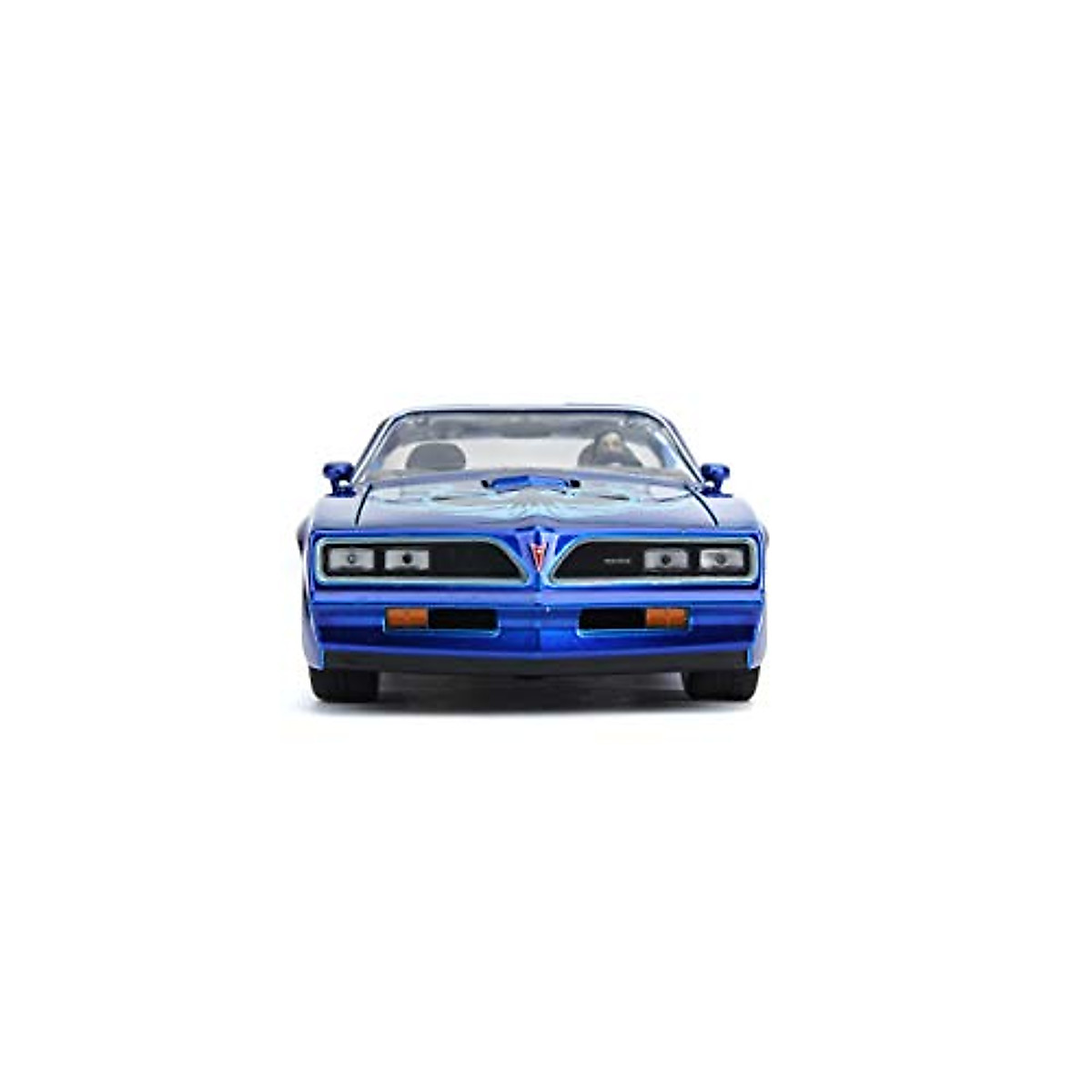 Jada Toys Hollywood Rides It Chapter Two Pennywise & Henry Bower's Pontiac Firebird, 1: 24 Blue Die-Cast Vehicle with 2.75" Die-Cast Figure