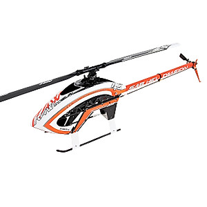 SAB Goblin RAW 580 Kit White/Orange - with S-Line Main and Tail Blades - HELIDIRECT