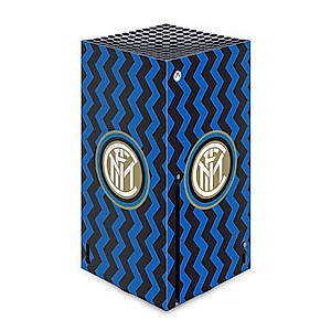 Head Case Designs Officially Licensed Inter Milan Home 2020/21 Crest Kit Matte Vinyl Sticker Gaming Skin Case Cover Compatible with Xbox Series X Console