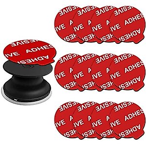 Very High Bond Sticky Adhesive, AZXYI 12 Pack Socket Sticky Adhesive Replacement Kit, 1.4 inches Double-Sided Stickers for Collapsible Grips Socket Base
