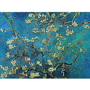 Moruska Almond Blossom by Vincent Van Gogh Jigsaw Puzzle 1000 Piece Art Painting Puzzles for Adults