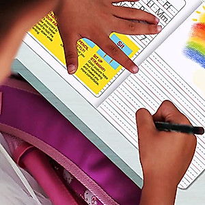 KAISA Kids Handwriting & Drawing Story Journal Writing Tablet, 7.5"x9.75" Composition Notebook For Grades K- 2, 100 Sheets (200 Pages) Creative Story Notebooks,4pads,C10010P