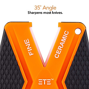 Edge Technology Engineering Double "V" Double Ceramic Knife Sharpener