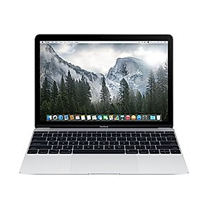 Apple MacBook MF855LL/A 12-Inch Laptop with Retina Display Silver, 256 GB (Renewed)