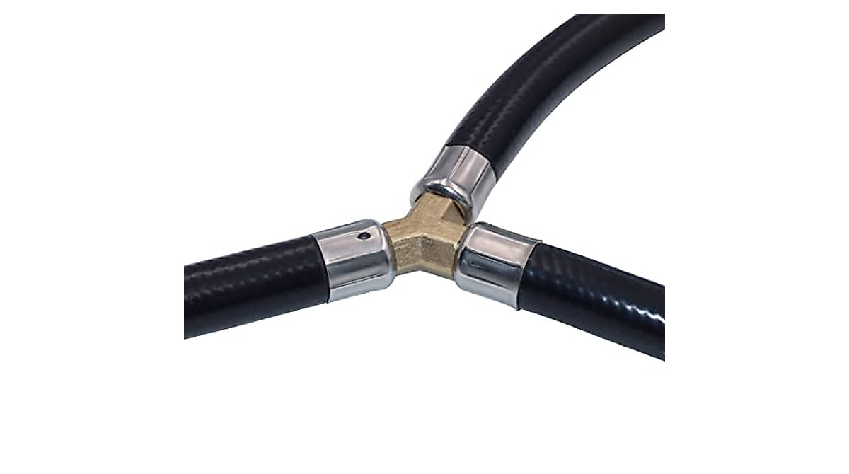 Connect 2 Propane Tanks: METER STAR Y Splitter Kit 350PSI